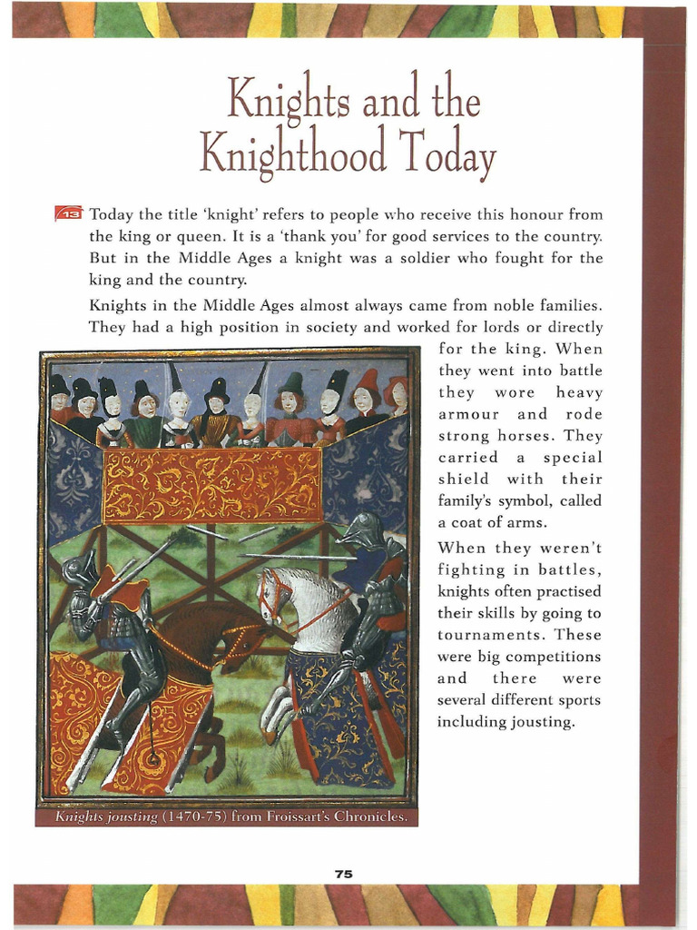 Knights and The Knighthood Today | PDF