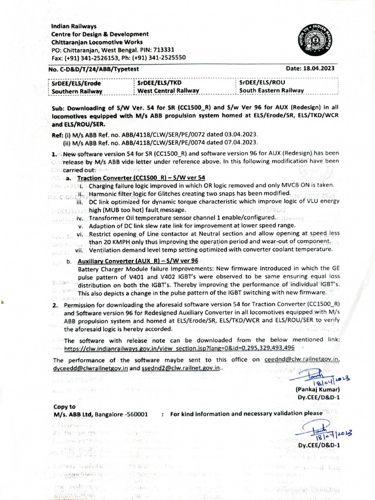 Abb Software 54 and 96 | PDF