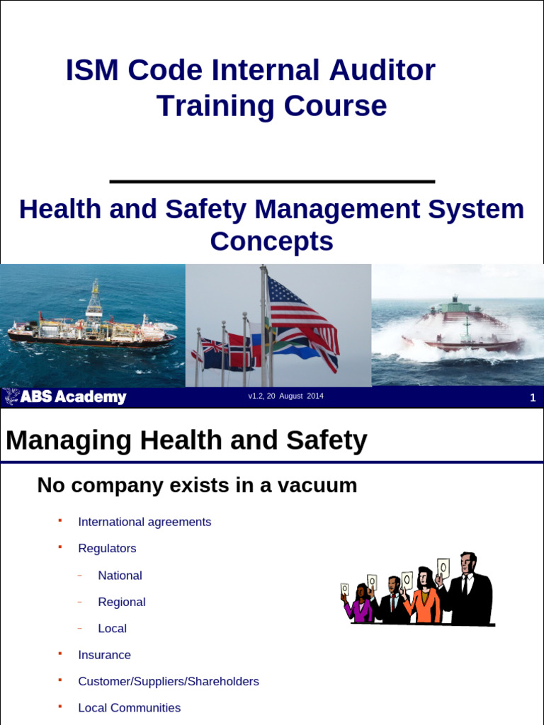 04 - ISM Code Internal Auditor - H & S Management Systems | PDF ...