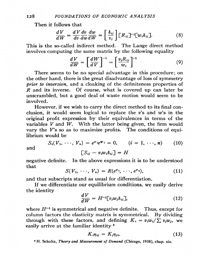 Foundations of Economic Analysis Enlarged-4 | PDF