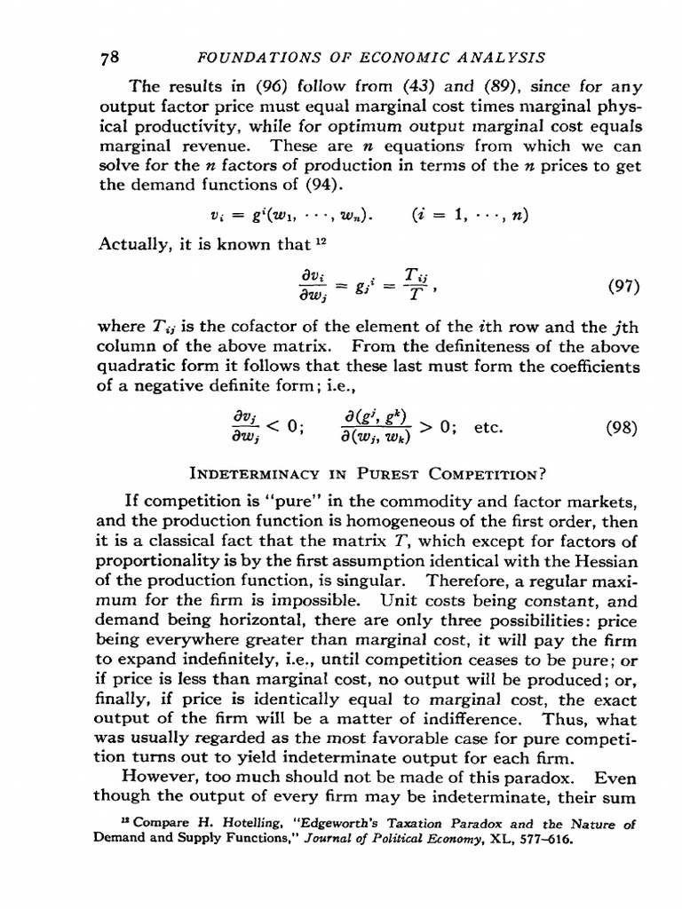 Foundations of Economic Analysis Enlarged-3 | PDF