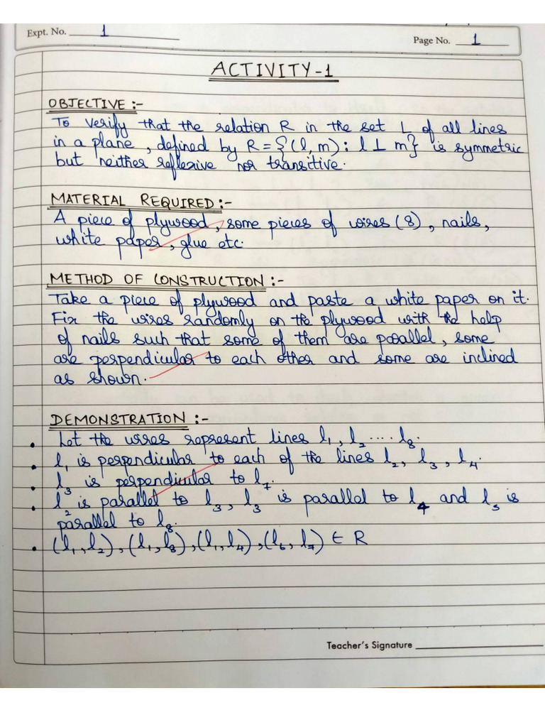 Activities XII MATH | PDF