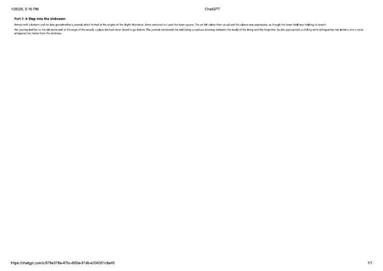 Part 2 Story | PDF