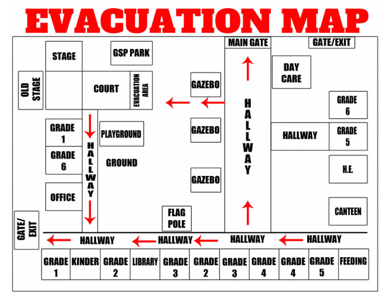 Evacuation Map | PDF