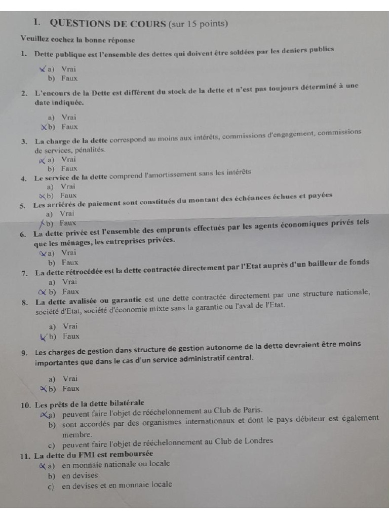 Ancien Devoir de Dette Publique | PDF