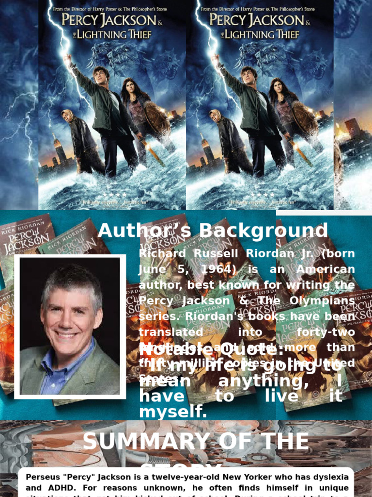Percy Jackson and The Olympians The Lightning Thief | PDF