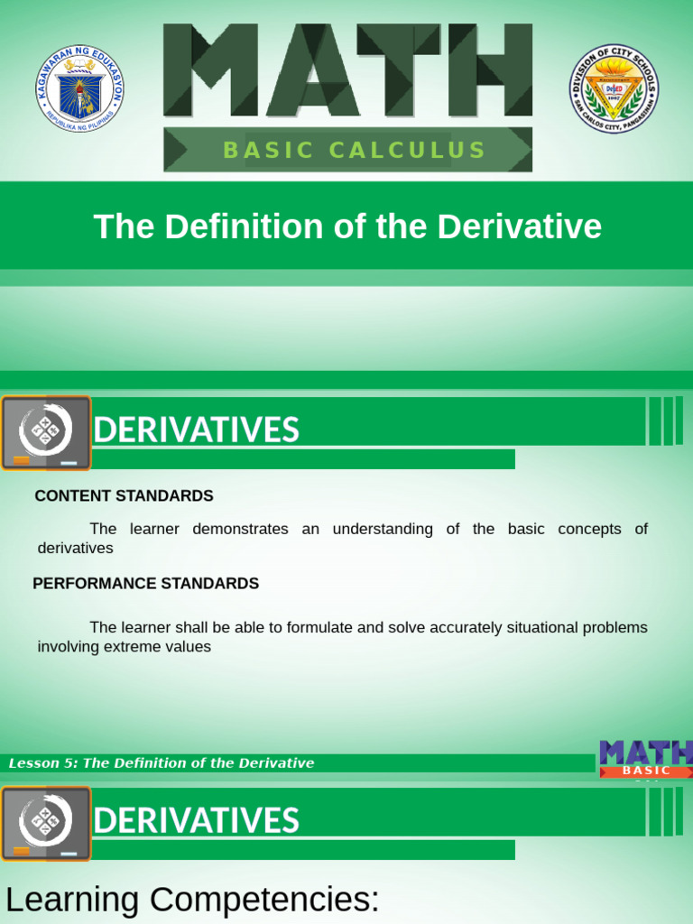Understanding the Derivative in Calculus | PDF | Tangent | Derivative