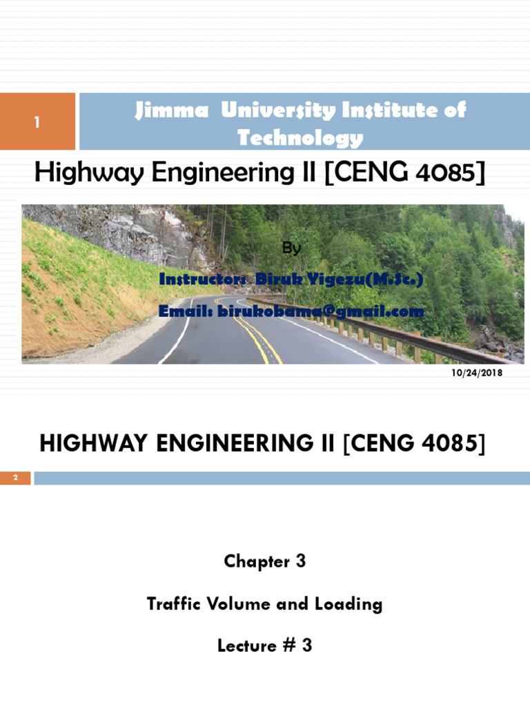 Highway Engineering II Lecture# | PDF | Stress (Mechanics) | Road