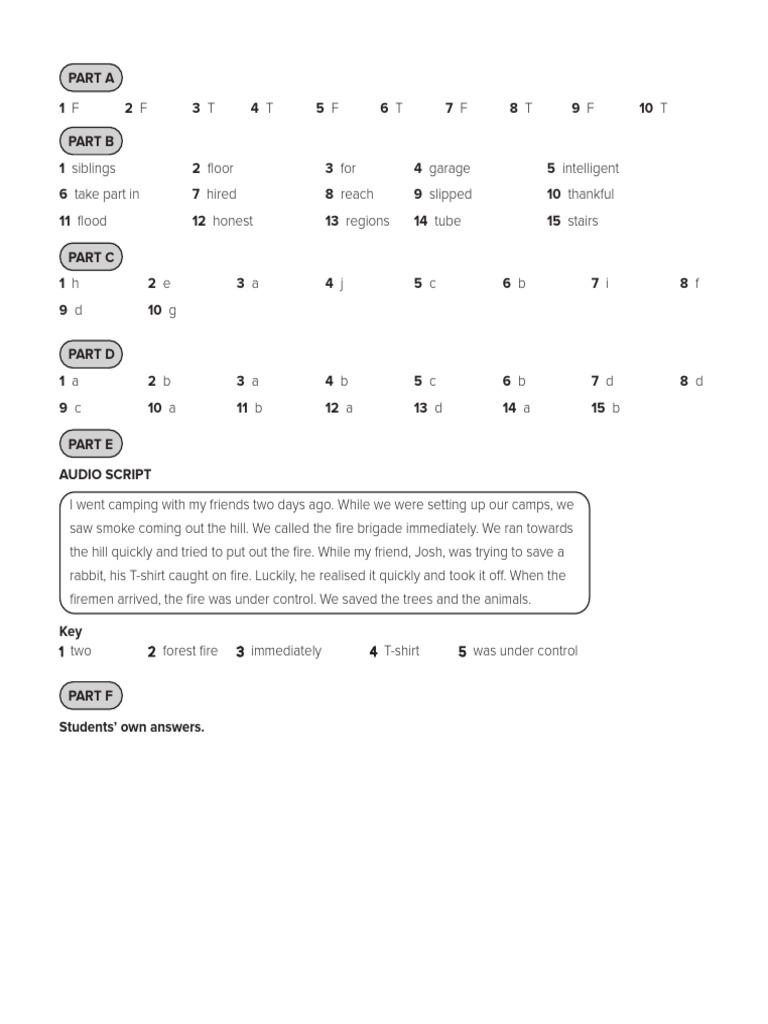 Midterm Answer Key - CATCH ON 2 | PDF