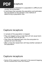 Estimating Population Size, Mark-Recapture | PDF