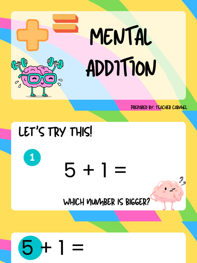 Mental Addition Practice Exercises | PDF