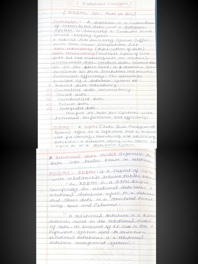 Database concepts | PDF