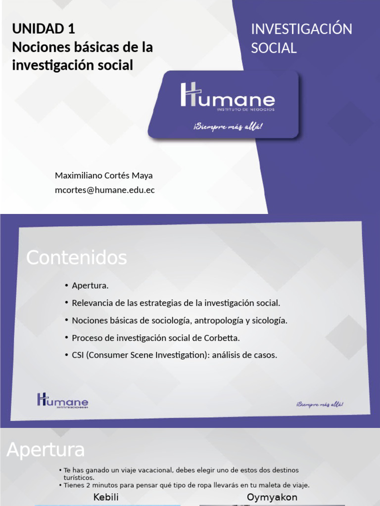 EDIS - U 1 Nociones Básicas de La Investigación Social - Guía Del Estudiante (1) | PDF ...