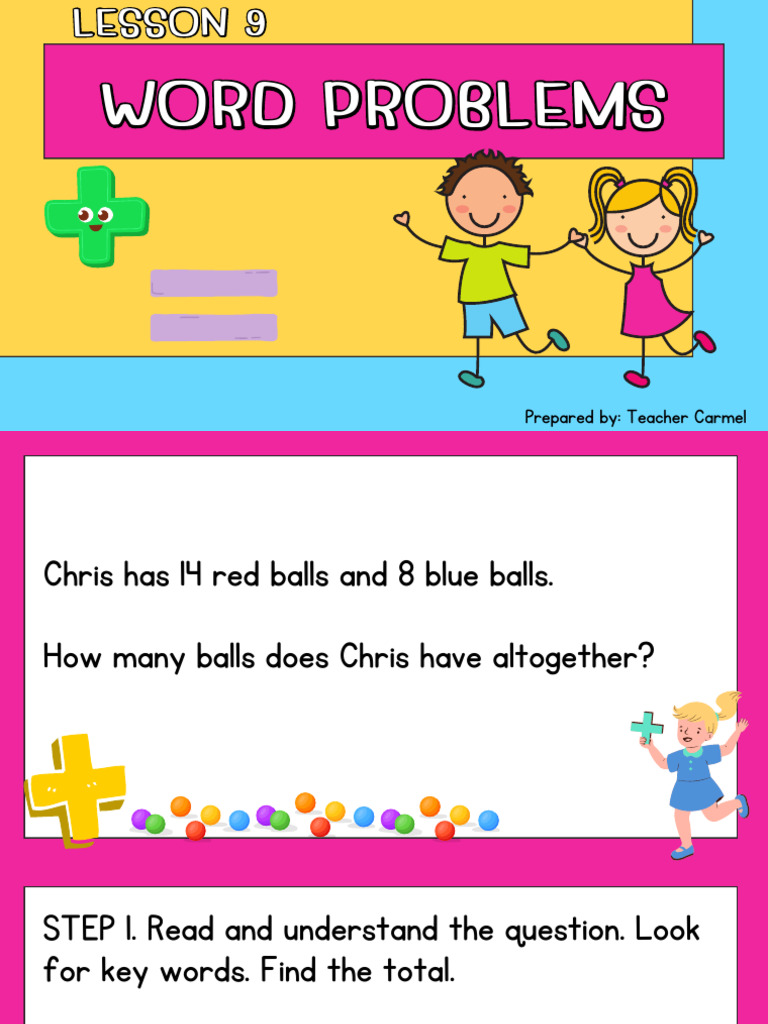 Q3 Lesson 9 Word Problems | PDF