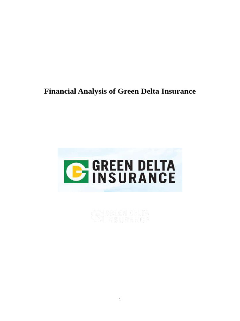 Green Delta Insurance Annual Report 2023 | PDF | Insurance | Investing