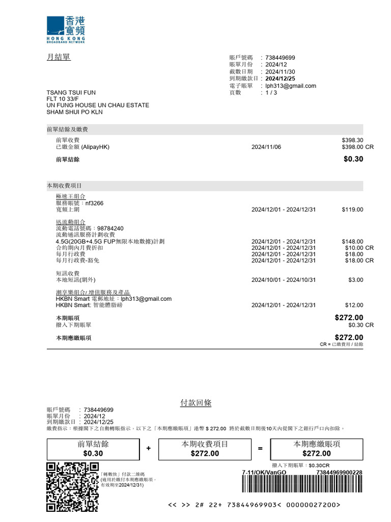 Statement 202411 | PDF