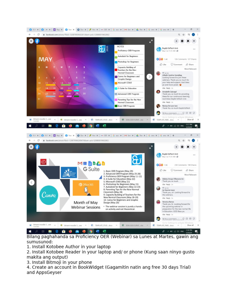 Deped Webinar Links | PDF