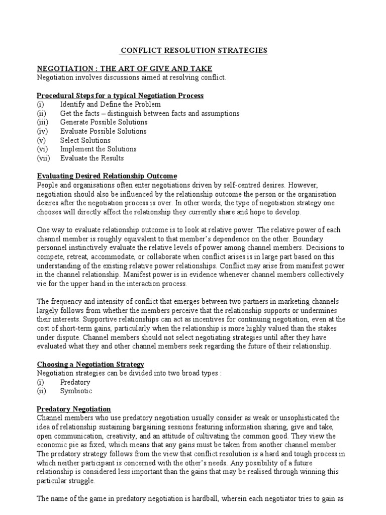 Negotiation Process NOTES at BEC DOMS | PDF | Negotiation | Persuasion