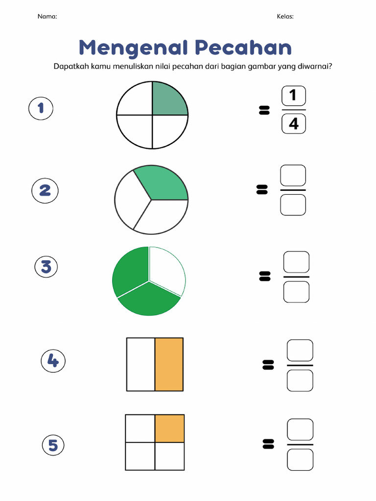 Mengenal Bilangan Pecahan | PDF