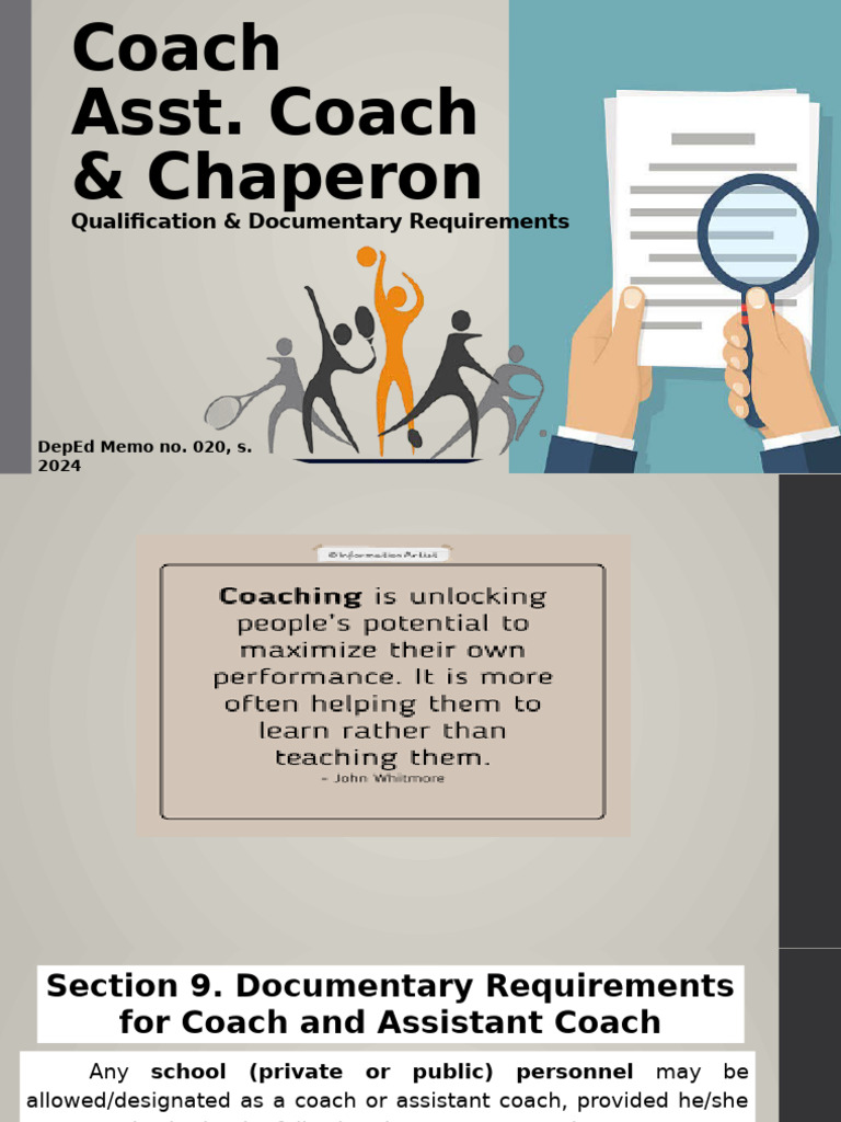 ZCDAA COACHING AND ATHLETES CHECKLIST GUIDE (1) | PDF | Affidavit