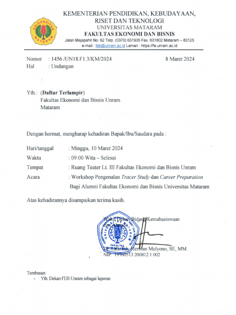 Undangan Workshop Tc | PDF