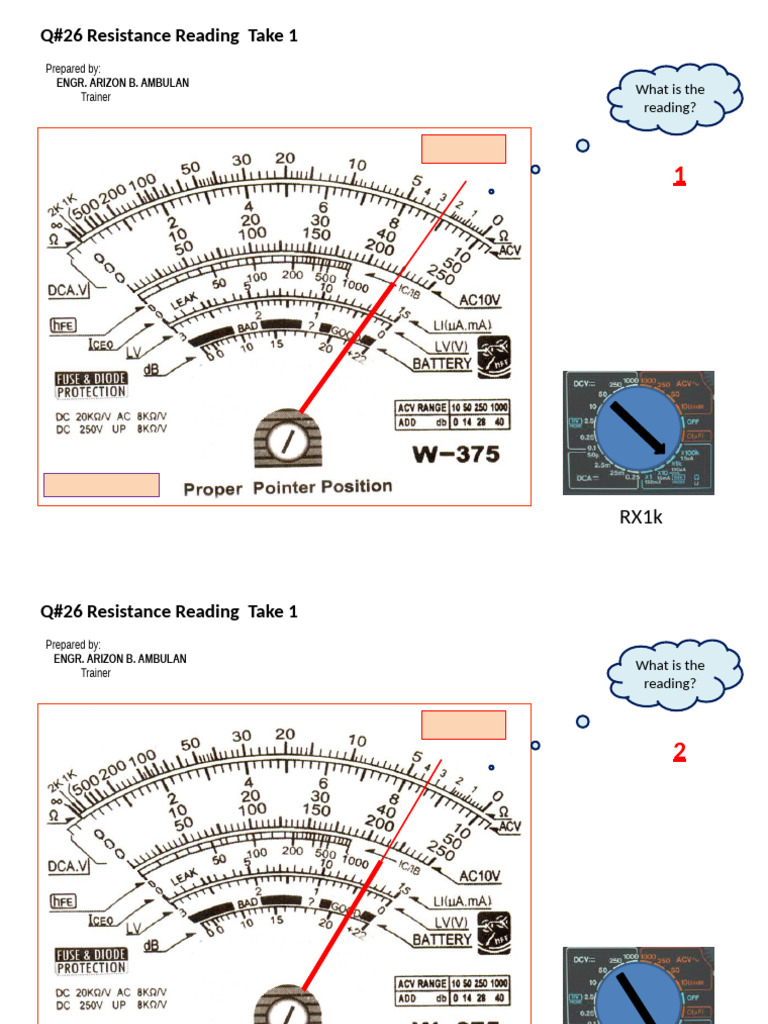 Resistance Reading Quiz 23 T1 | PDF