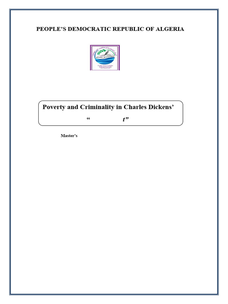 Poverty_and_Criminality_in_Charles_Dickens’_“Oliver_Twist” | PDF ...