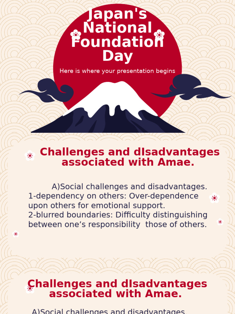 Amae Challenges and Disadvantages | PDF