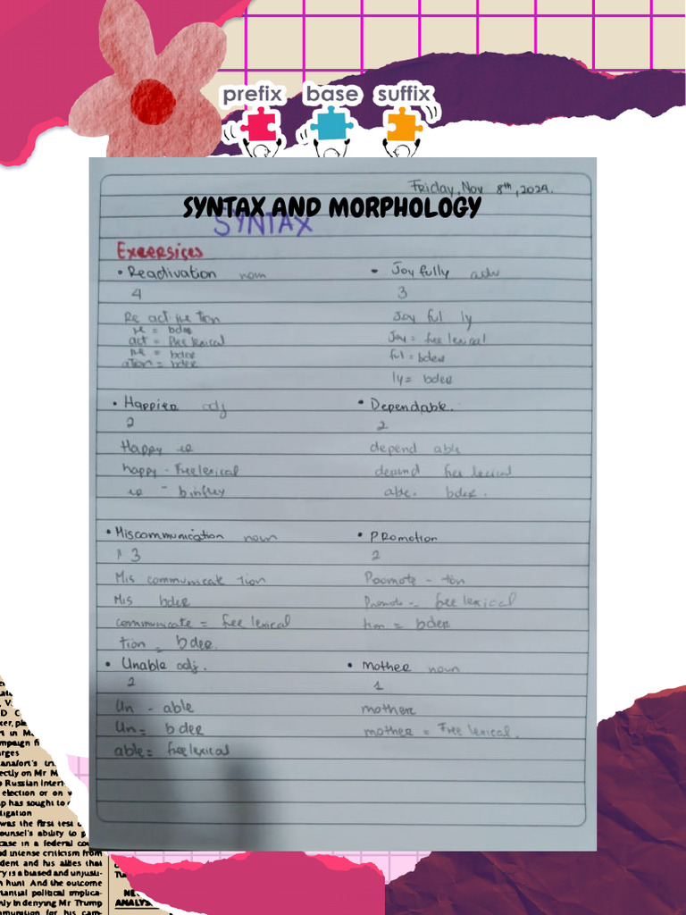 Syntax - Practice 2 | PDF