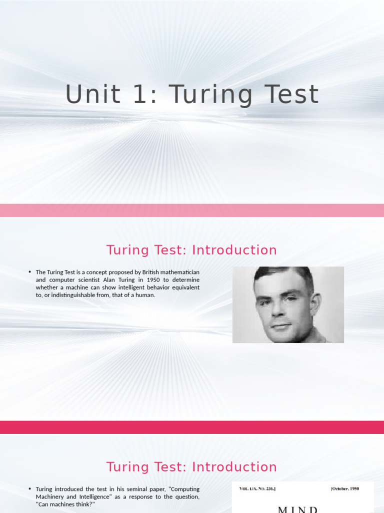 2-Turing Test | PDF | Neuroscience | Cognitive Science