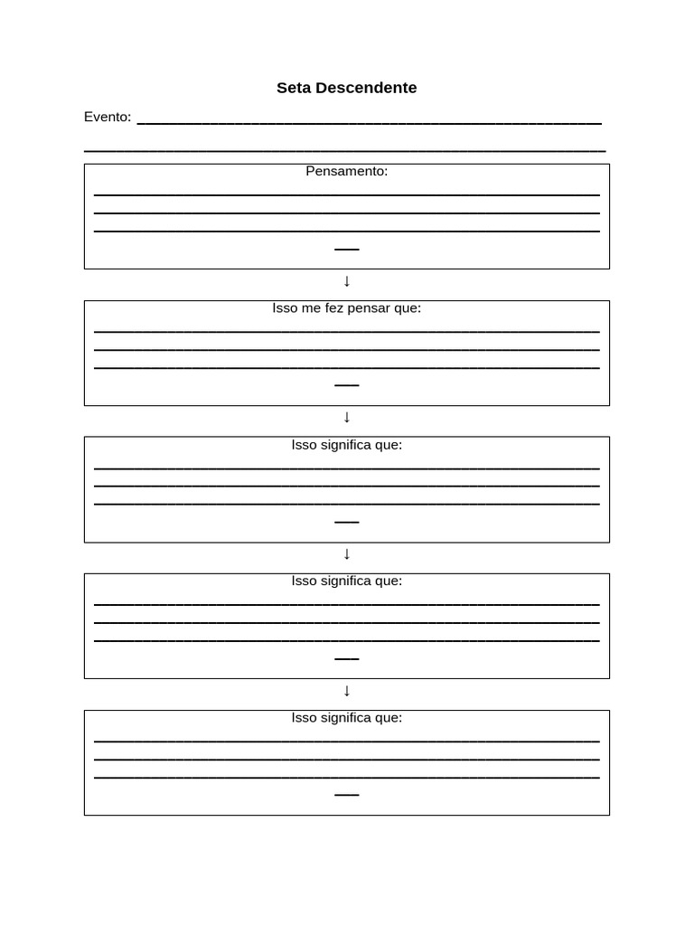 Seta Descendente | PDF