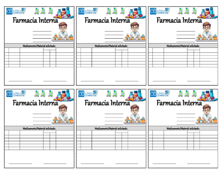 Formulario de Solicitud de Medicamentos | PDF | Farmacia | Medicina