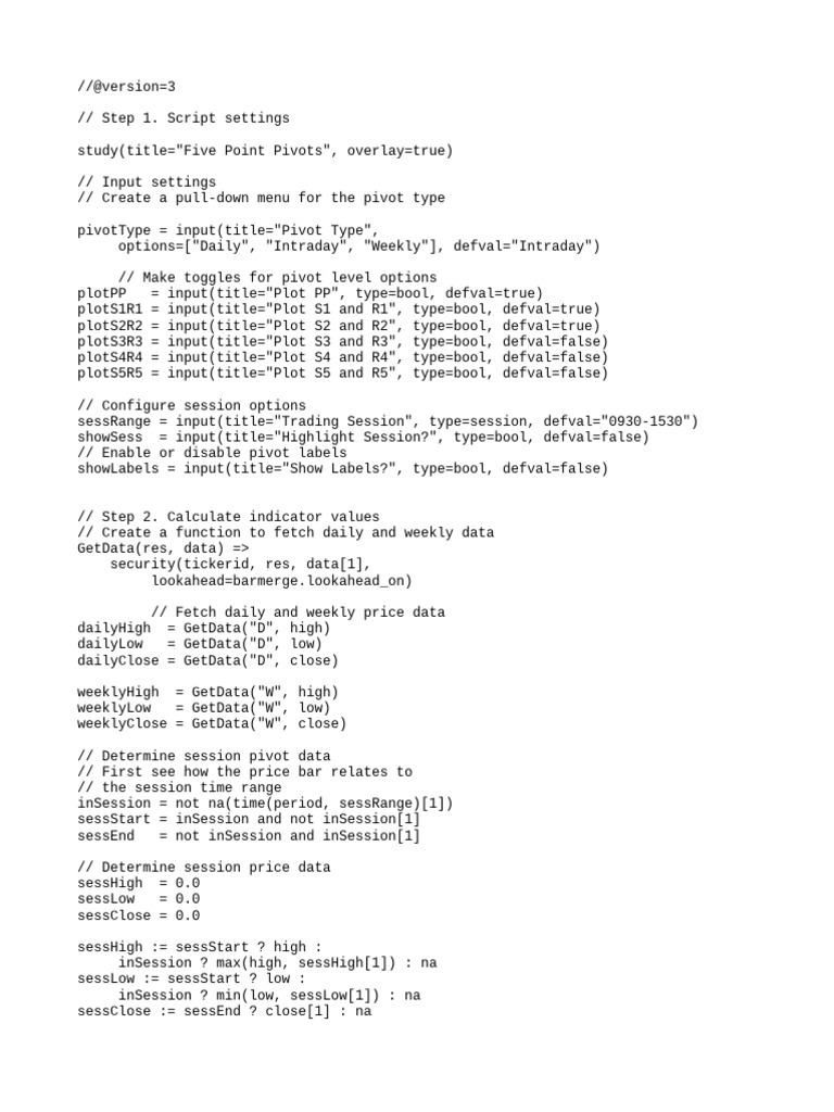 Pivot Strategy | PDF