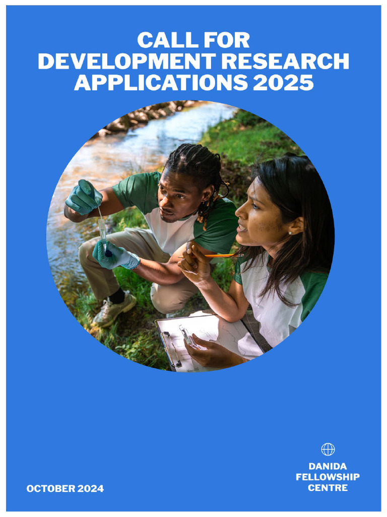 Danida 2025 Research Proposal Call | PDF | Climate Resilience | Global ...