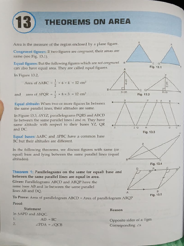20241219 Theorems on Area | PDF