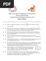 JMC 2022 Solutions and Answers | PDF | Triangle | Mathematics
