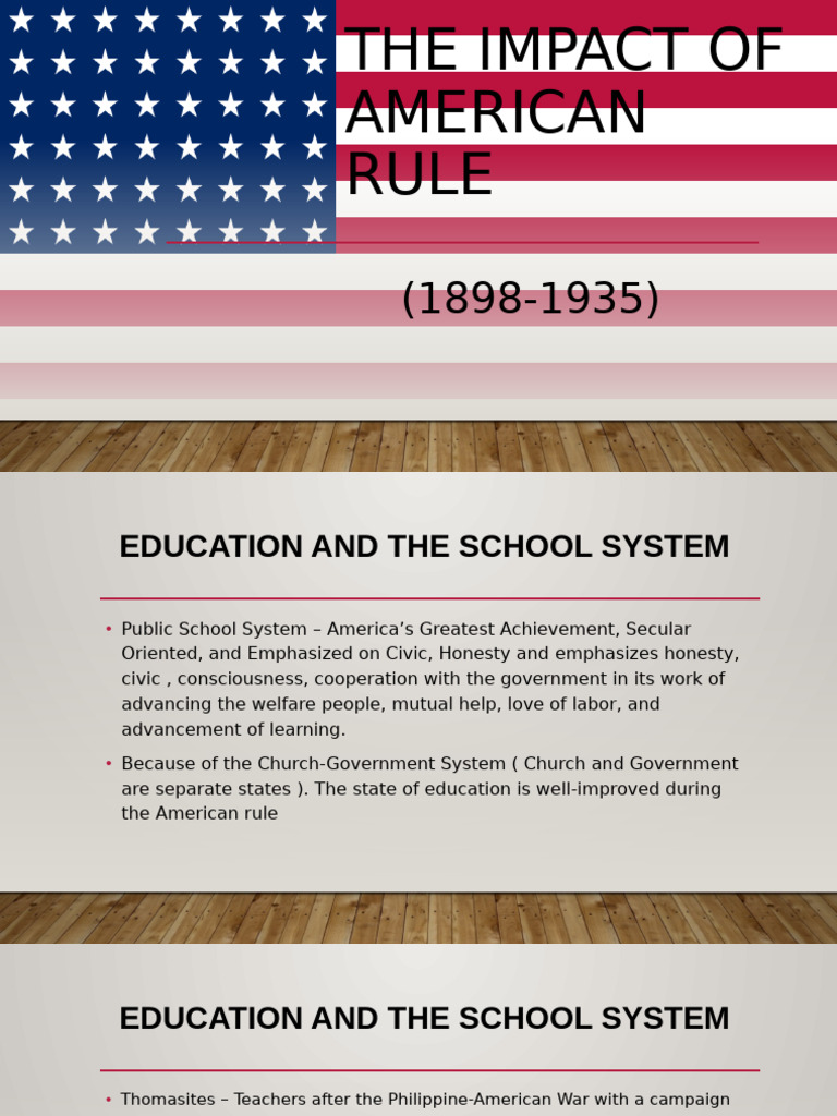 The Impact of American Rule | PDF | Philippines