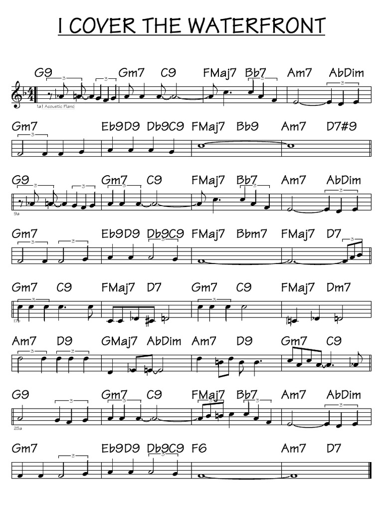 I Cover The Waterfront | PDF