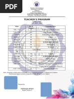 Class Program Grade 6 SY.2024 2025 | PDF | Government | Philippines
