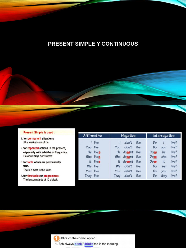 Present Simple | PDF