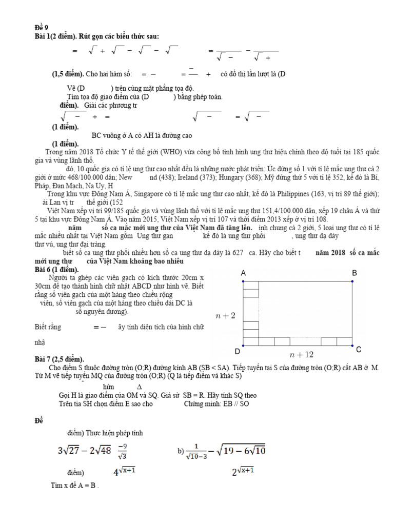 L9 - Đề ôn tập HK1-23-24 | PDF