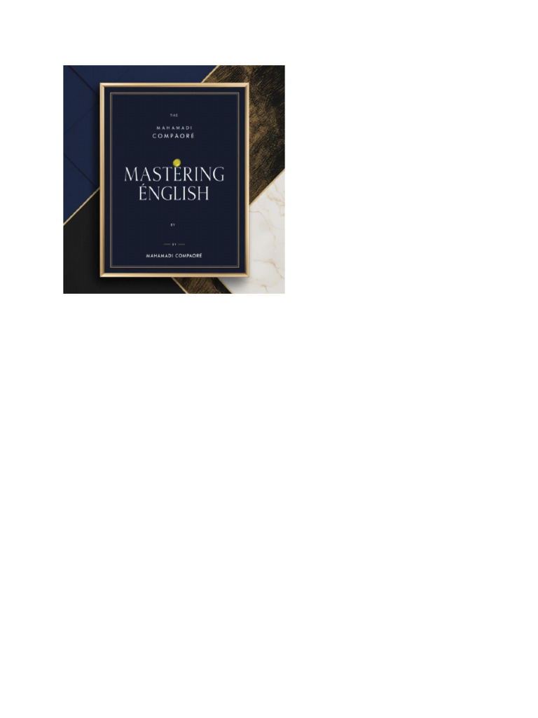 Mastering English Grammar Essentials | PDF | Perfect (Grammar) | Noun