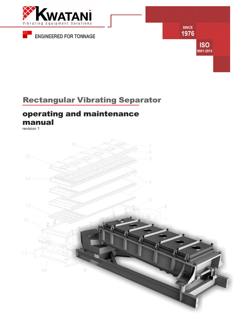 Kwatani Rectangular Separator OMM_Issue 1_17032021 | PDF | Pipe (Fluid ...