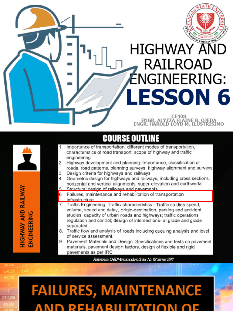 LESSON 6 Transportation Infrastructures | PDF | Road | Road Surface