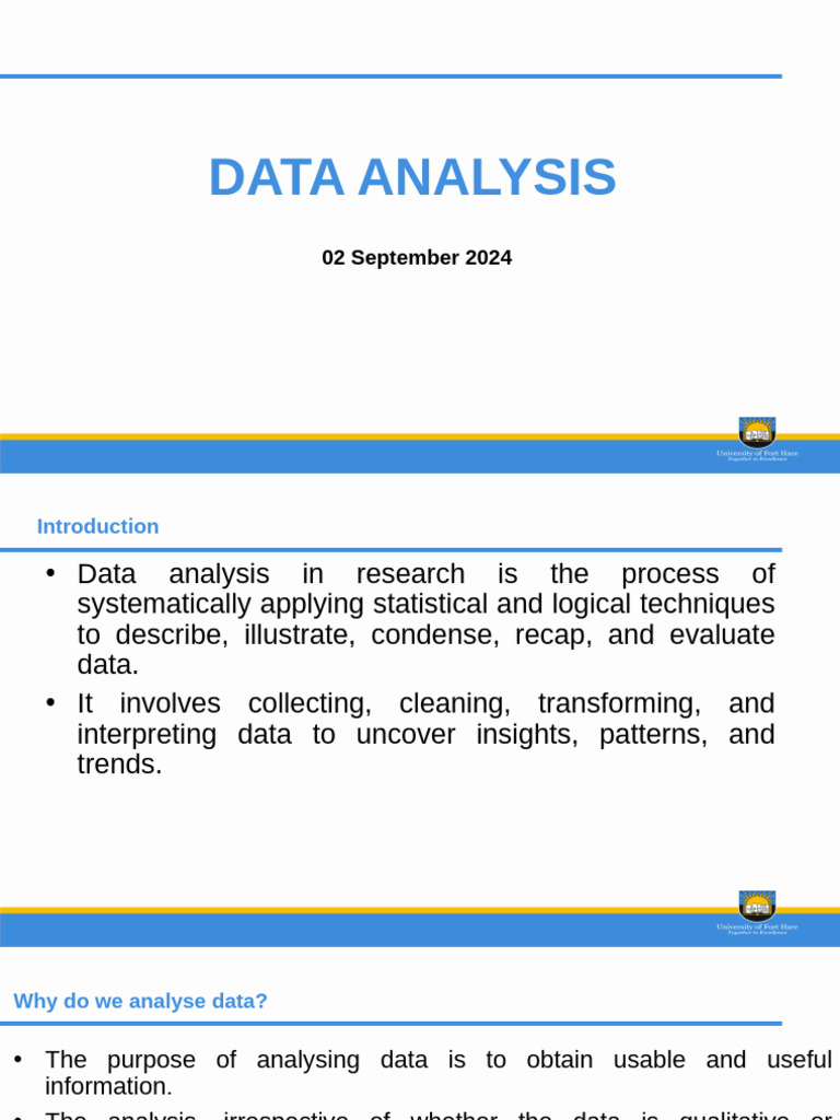 DATA ANALYSIS | PDF | Data Analysis | Qualitative Research