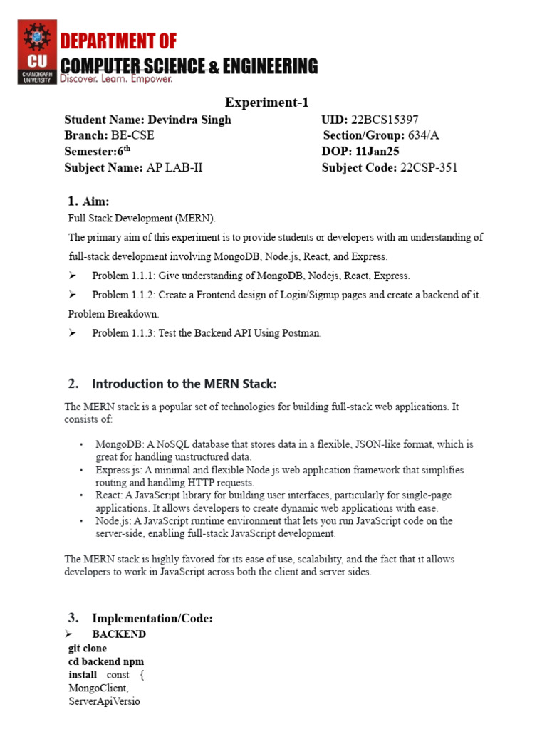 Ap EX 1 | PDF | Java Script | Information Technology