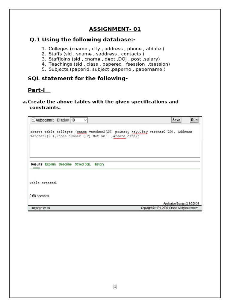 dbms Assign | PDF | Computing | Information Technology Management