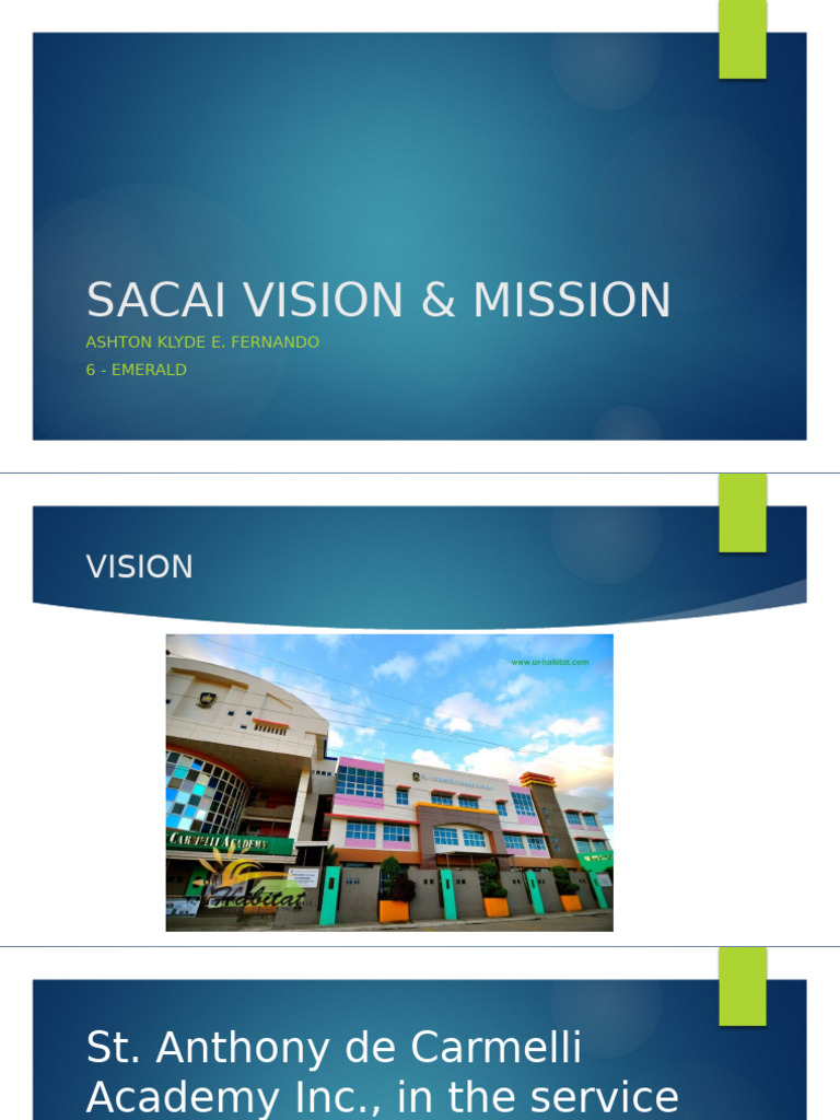 SACAI-VISION-MISSION | PDF