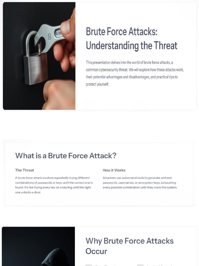 Brute Force Attacks | PDF