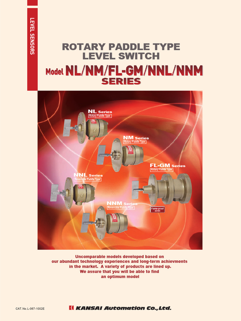 Paddle Type Level Switch (For Pyrites Hopper) | PDF | Electric Motor ...